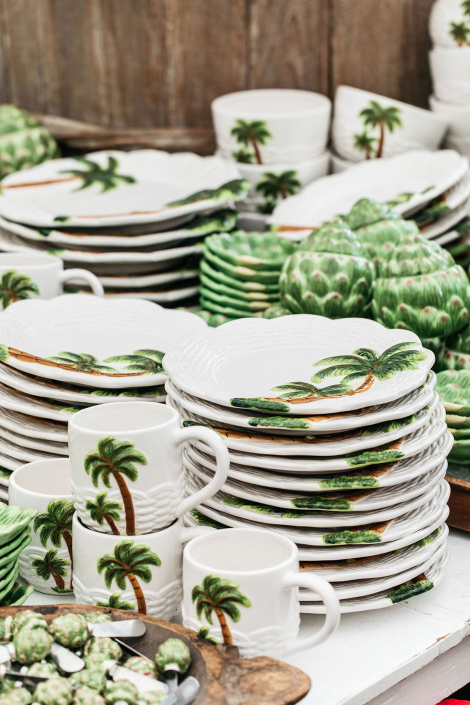 Palm Tree Dinner Plate – The Palms Sydney